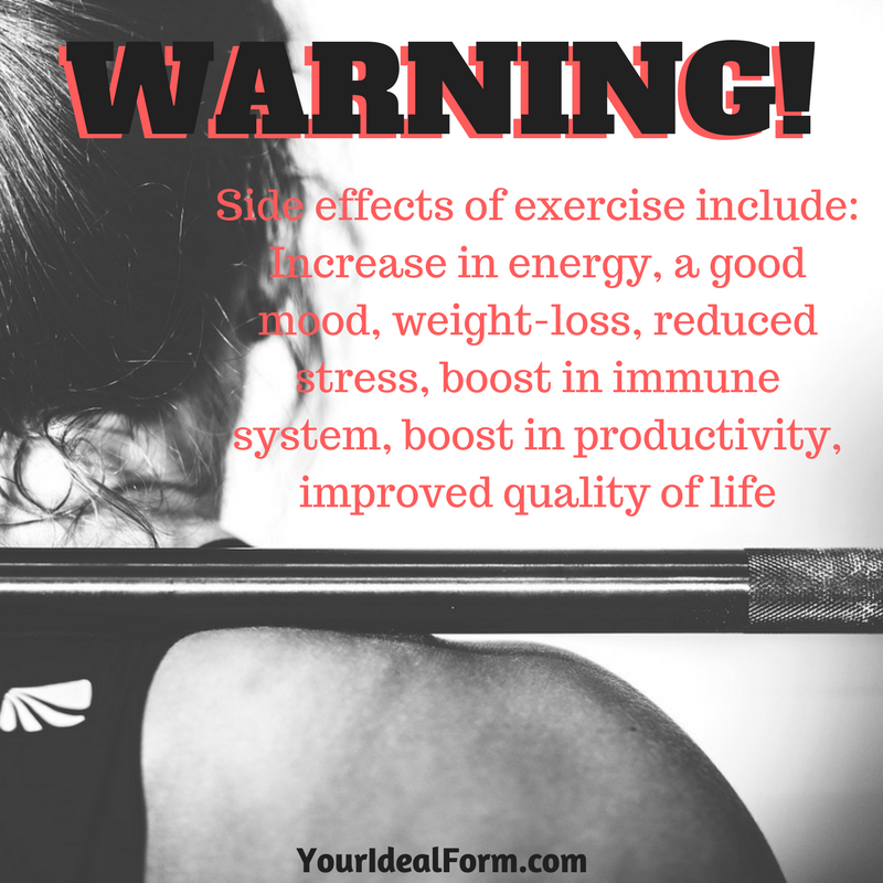 Side Effects of Exercise | Your Ideal Form